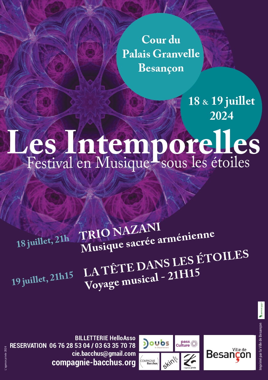 Les INTEMPORELLES, Actualités - Compagnie Bacchus | Théâtre à Besançon